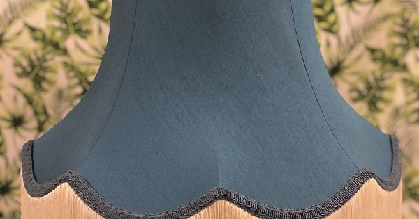 Slate Blue Elizabeth Lampshade