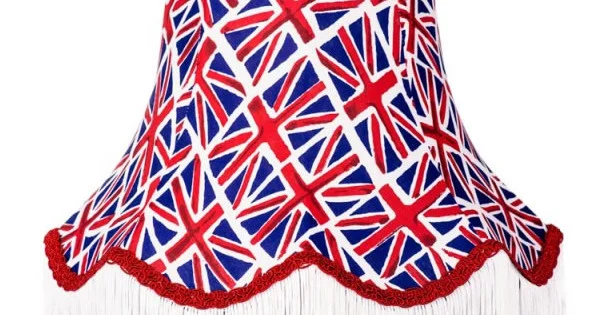 Union Jack Fabric Lampshade