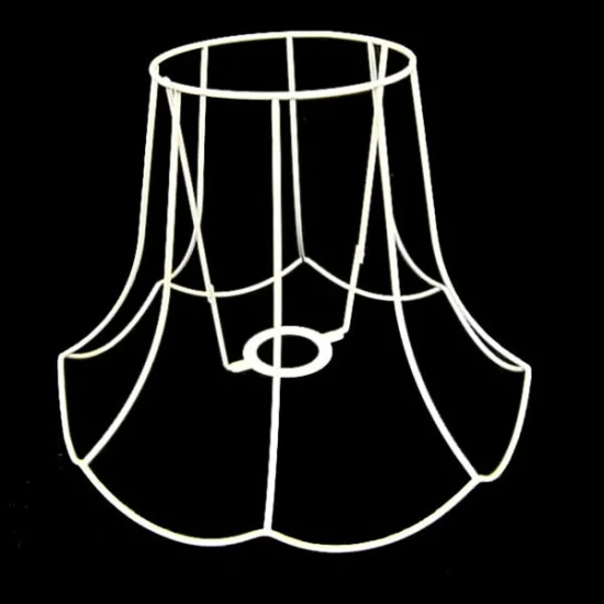 Single Scallop Lampshade Frame
