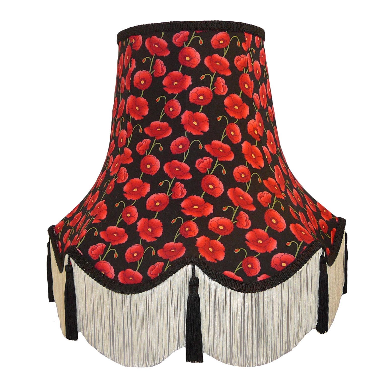 Black Tassel Poppy Lampshade