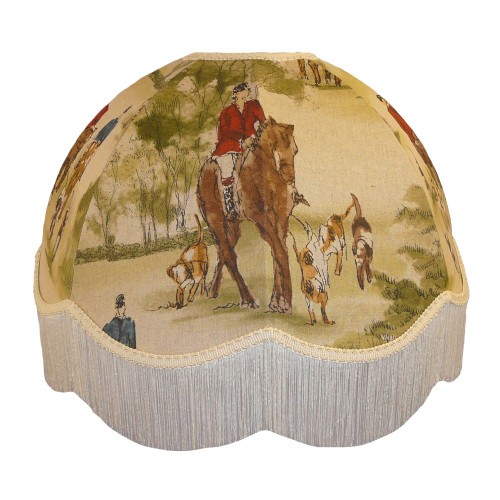 Hunting Scene Fabric Lampshades
