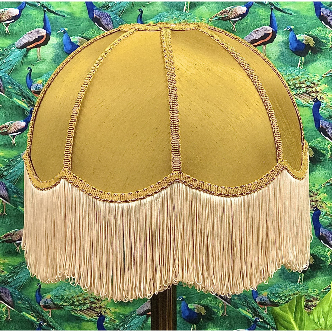 Ochre Dome Fabric Lampshades