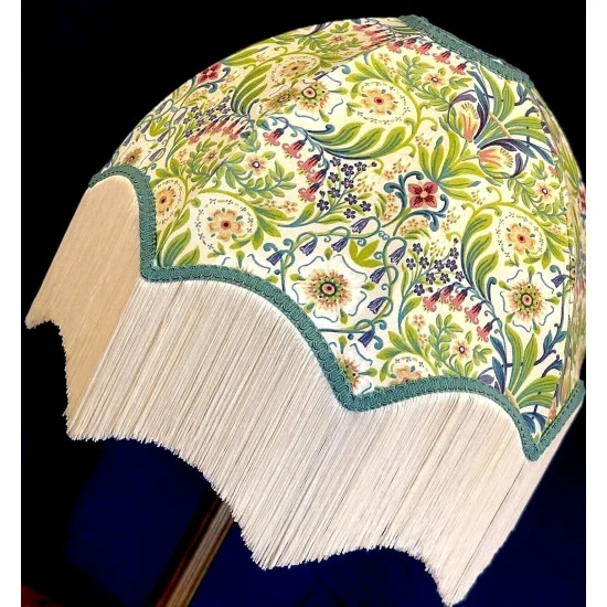 William Morris Natural Parachute Dome Fabric Lampshade