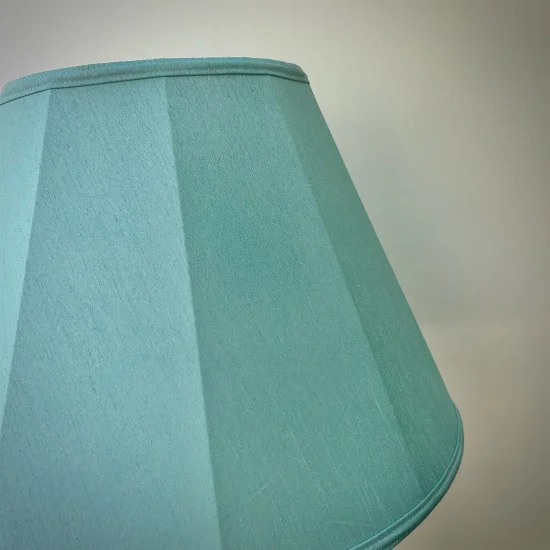 Duck Egg Blue Contemporary Fabric Lampshade