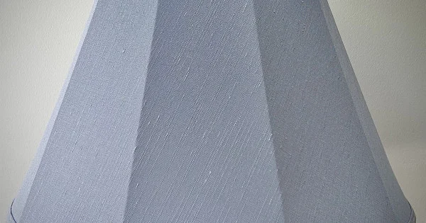 Flint Grey Contemporary Fabric Lampshade